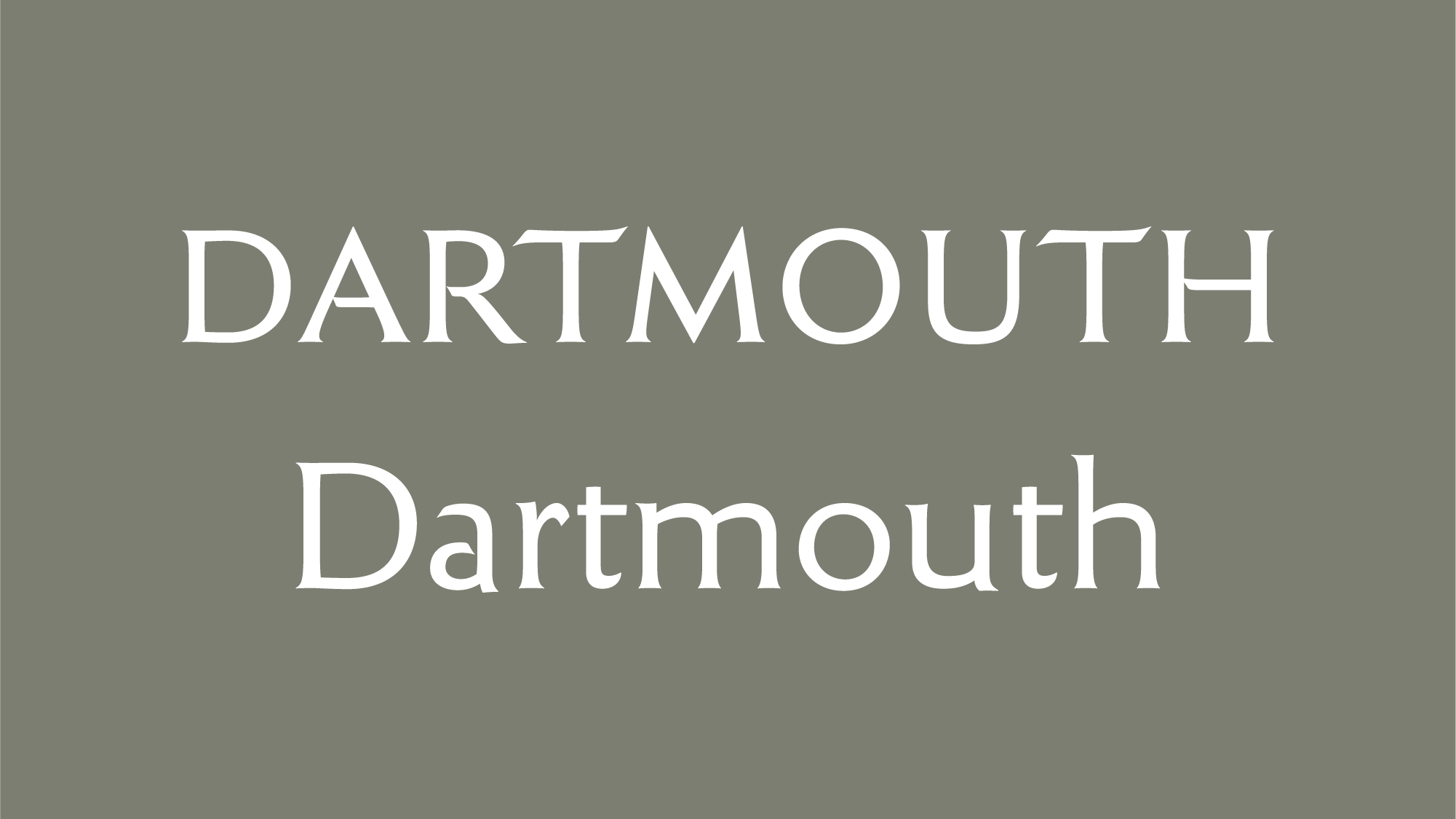 Dartmouth College - Custom - XYZ Type